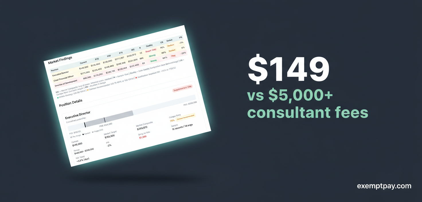 ExemptPay | Nonprofit Compensation Reports & Salary Benchmarking